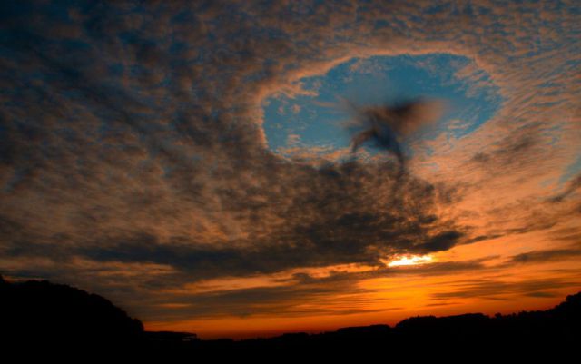 “Skypunch” la inusual formación de nubes que sorprendió a California ...