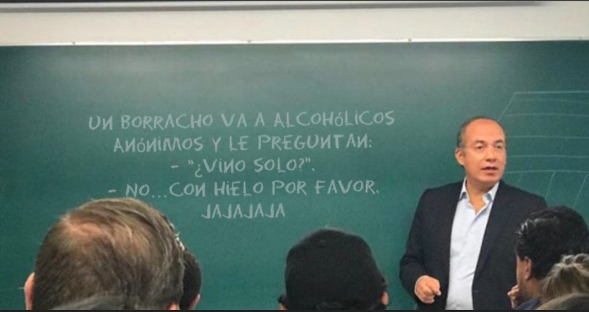 Felipe Calderón imparte clase en el ITAM y se convierte en meme ...