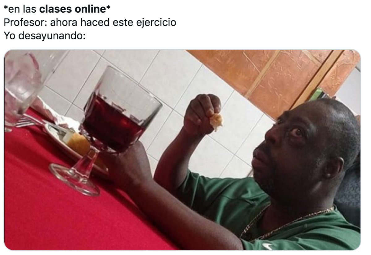 Memes sobre las clases en línea que no esperábamos pero que son 100% ...