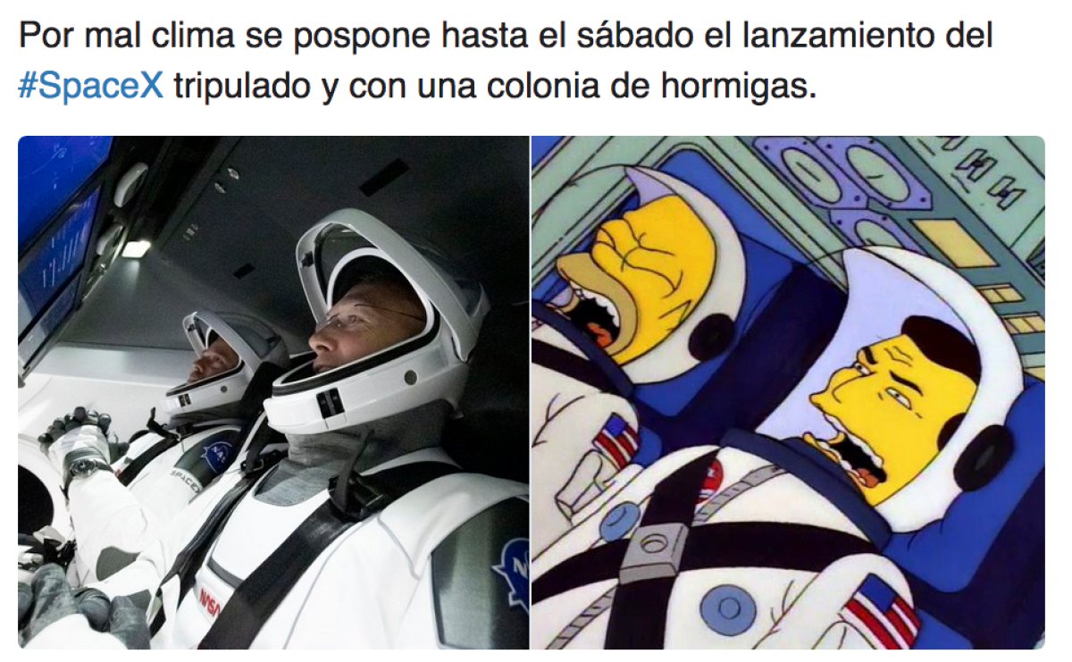Los mejores memes del lanzamiento del SpaceX | Fotogalería | Tecnología ...