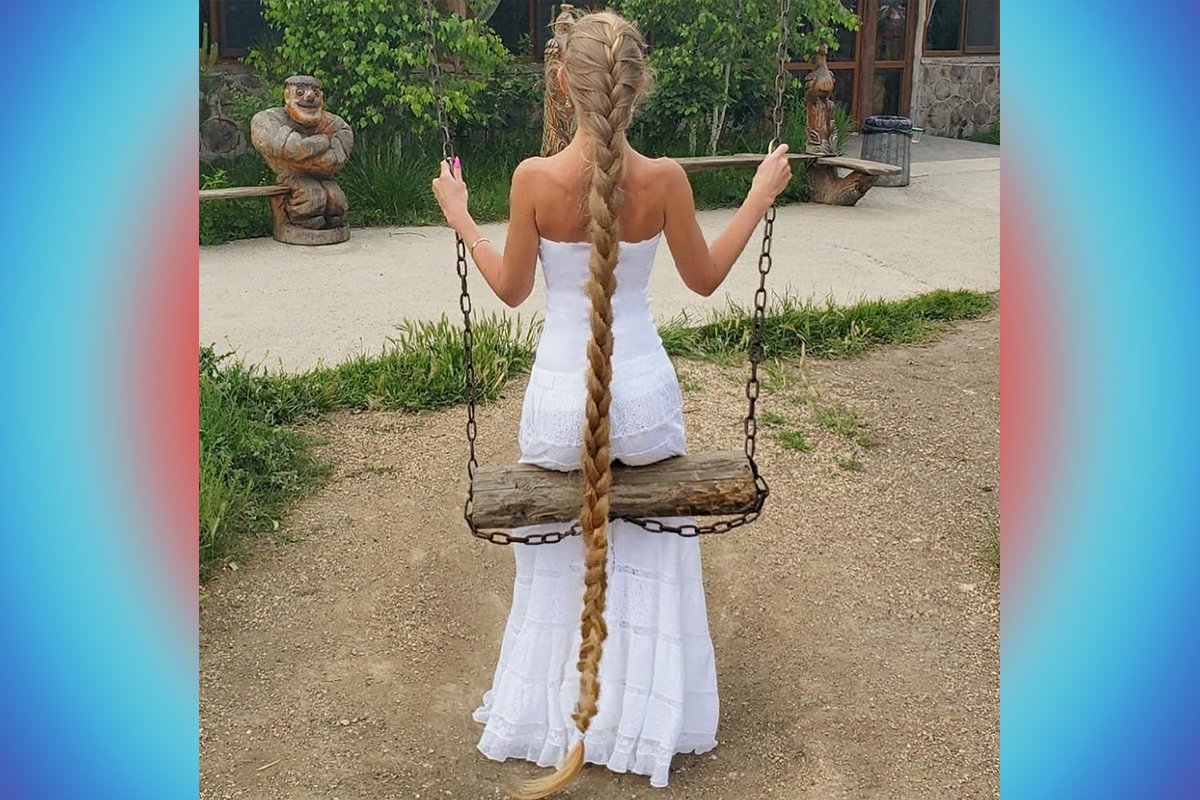 Rapunzel es real: Alena Kravchenko tiene 30 años sin cortarse el ...