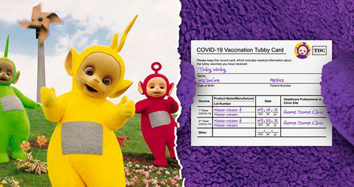 Teletubbies se vacunan contra el Covid-19, se convierten en meme ...