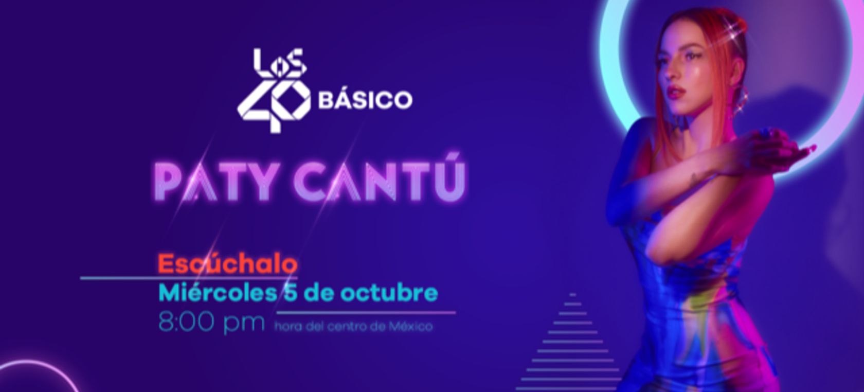 Paty Cantú: En vivo: Escucha el concierto de Paty Cantú en LOS40Básico ...