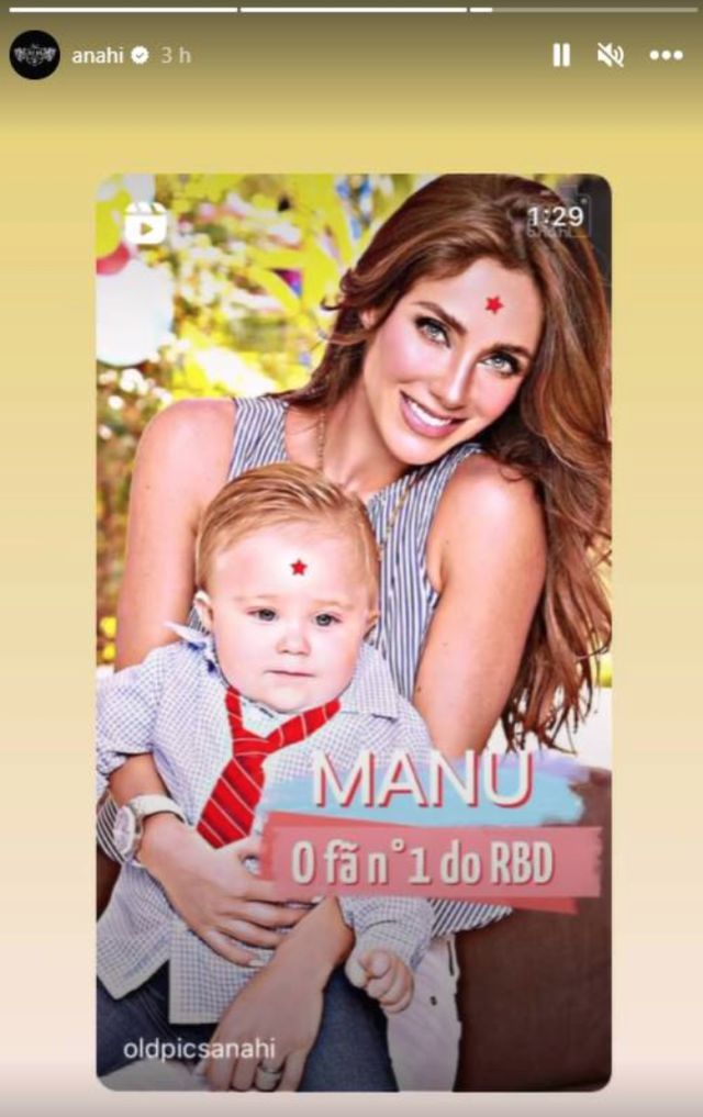 RBD concierto: Anahí presenta al "nuevo RBD", el tierno integrante que ...